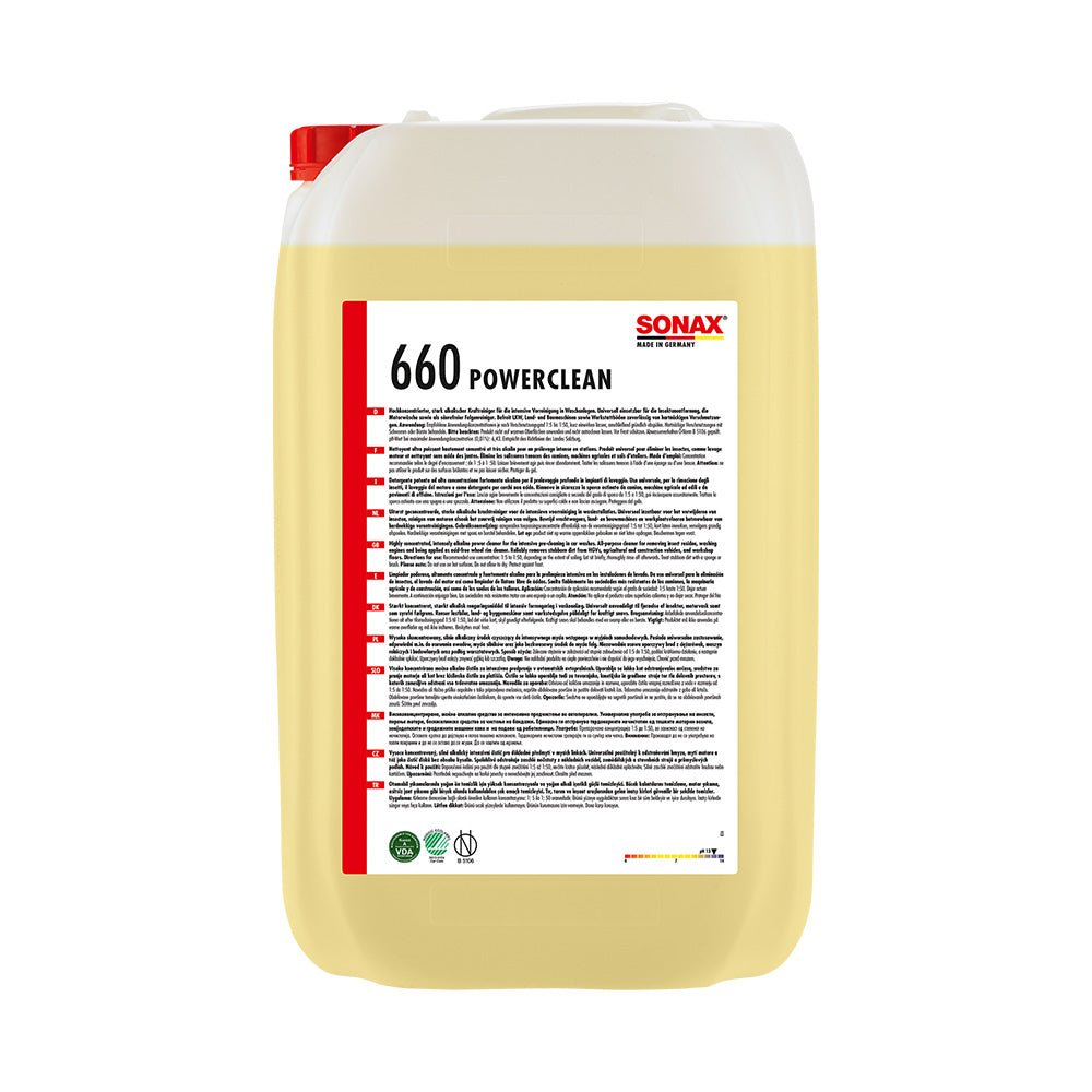 Power Clean, 25L - Miljövänlig avfettning för fordon – SONAX